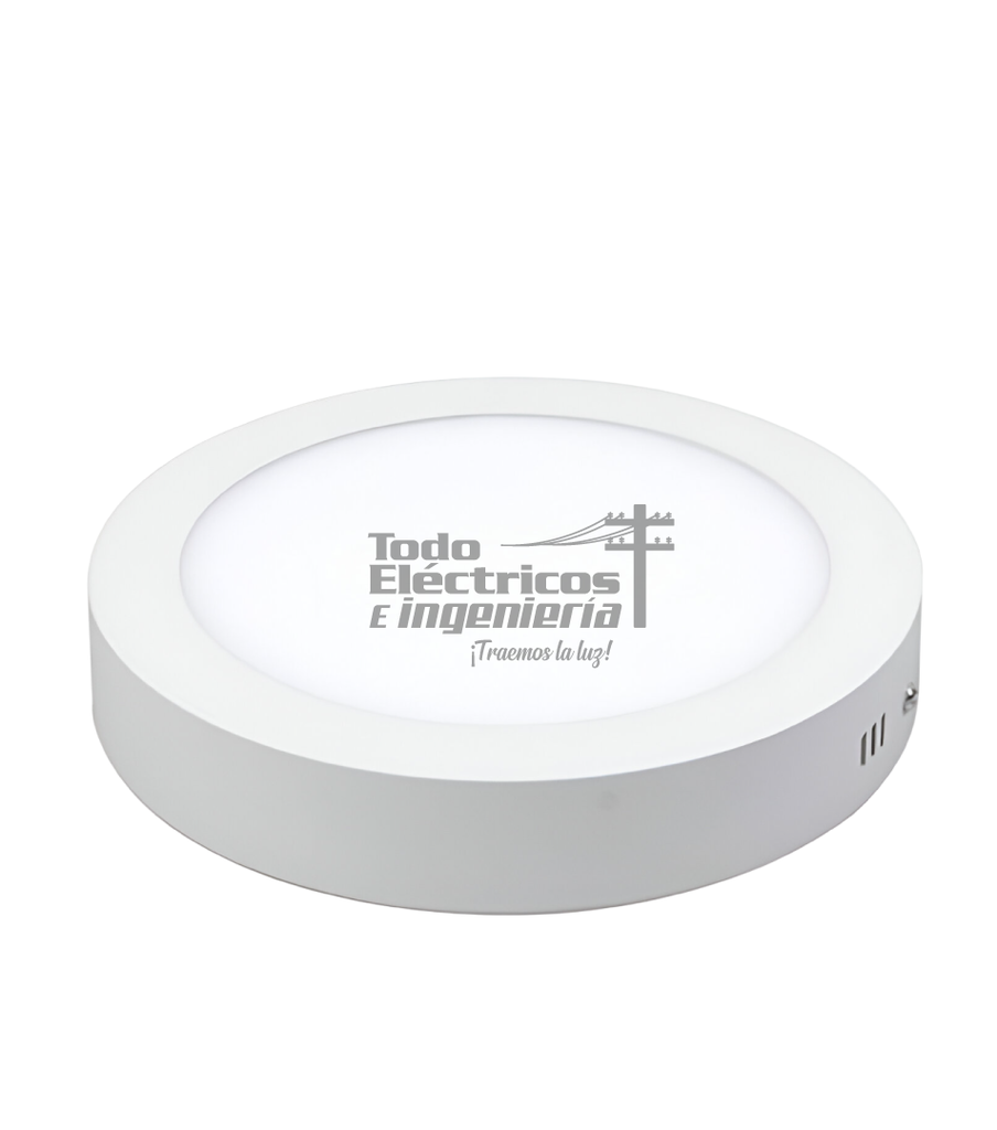 PANEL LED 6W SOBREPONER REDONDO 3000K | Todo electricos
