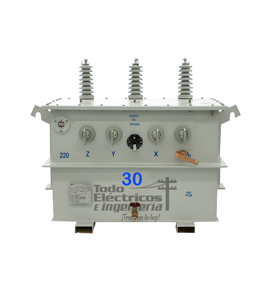 TRANSFORMADOR TRIFASICO 30KVA | Todo electricos